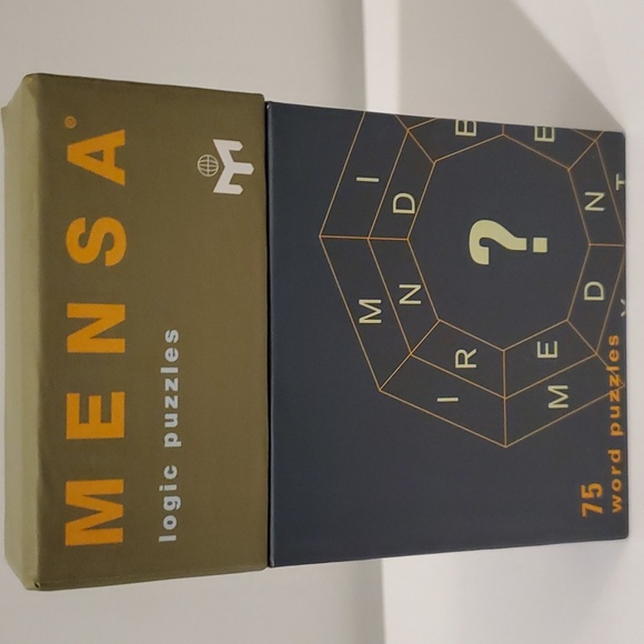 Chronicle Books | Games | Mensa Logic Puzzle Cards | Poshmark
